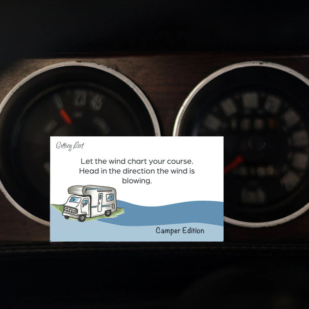 Getting Lost Adventure Cards - The Camper Edition - Red Sparrow Tea Company