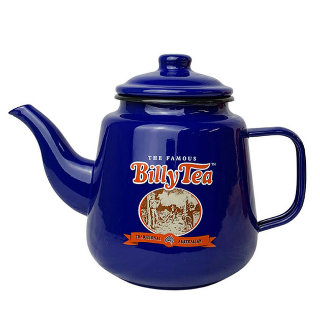 Australian Heritage Icons - Billy Tea Enamel Teapot 1.4L - Red Sparrow ...