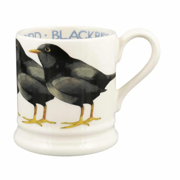 Emma Bridgewater - Birds - Blackbird 1/2 Pint Mug - Red Sparrow Tea Company