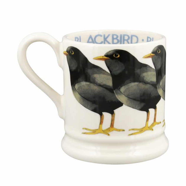 Emma Bridgewater - Birds - Blackbird 1/2 Pint Mug - Red Sparrow Tea Company