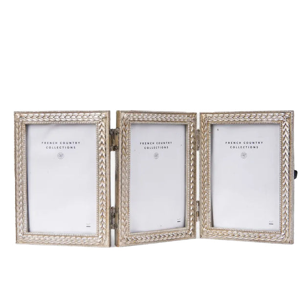 Photo Frame - Eleanor Triple 3.5x5" - Red Sparrow Tea Company
