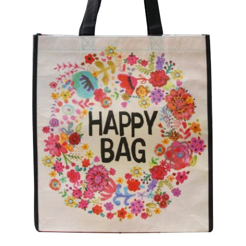 Natural Life - Happy Bag Large - Floral Wreath - Red Sparrow Tea Company
