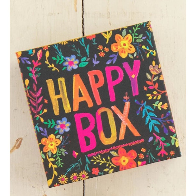 Natural Life - Happy Box - Black Colourful - Red Sparrow Tea Company