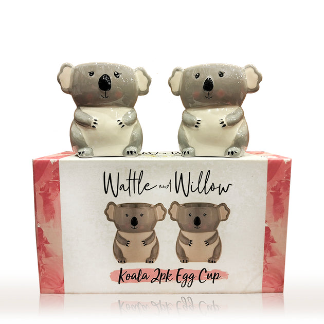 Wattle & Willow - Aussie Mates - Koala Egg Cups - Red Sparrow Tea Company