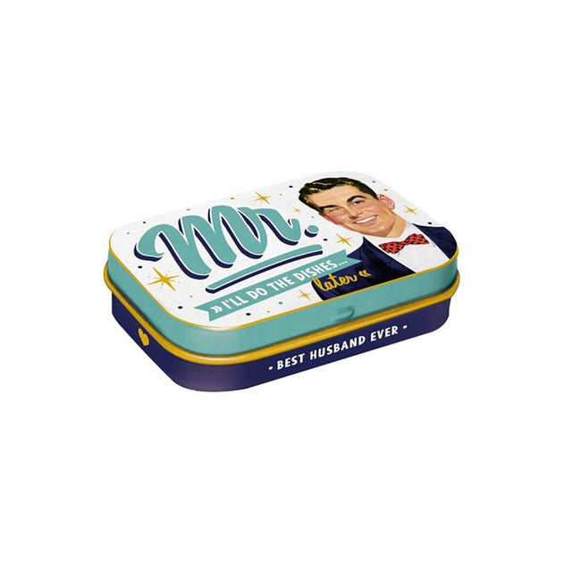Nostalgic Art - Mint Tin - Mr. I'll Do It Later - Red Sparrow Tea Company