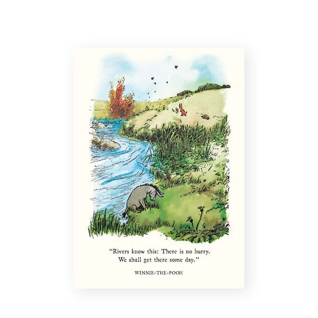 Greeting Card - Winnie the Pooh - Hurry - Red Sparrow Tea Company
