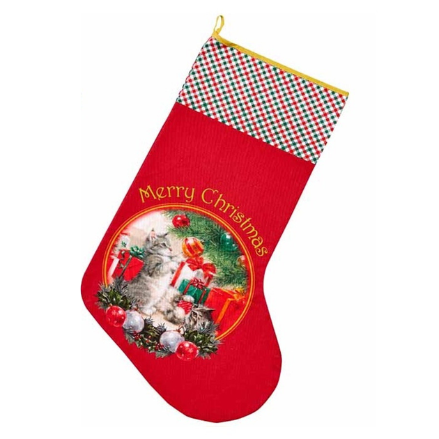 Ashdene - Christmas Furry Friends Stocking - Kittens - Red Sparrow Tea ...