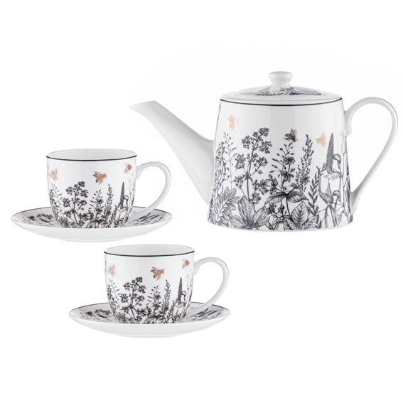 Ashdene - Queen Bee Teapot & 2 Cup Set 900ml - Red Sparrow Tea Company